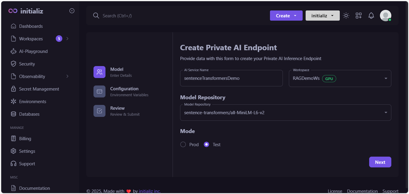 How To Build RAG Application | initializ Documentation