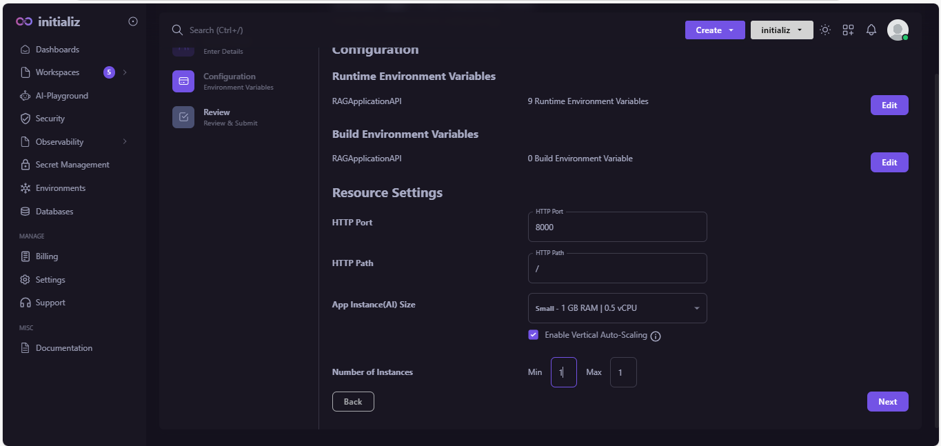 How To Build RAG Application | initializ Documentation